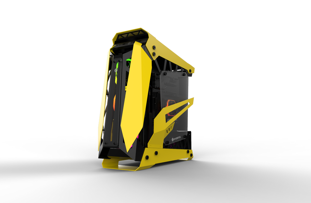 Gabinete Gamer Rajintek NYX PRO Yellow – Mutant