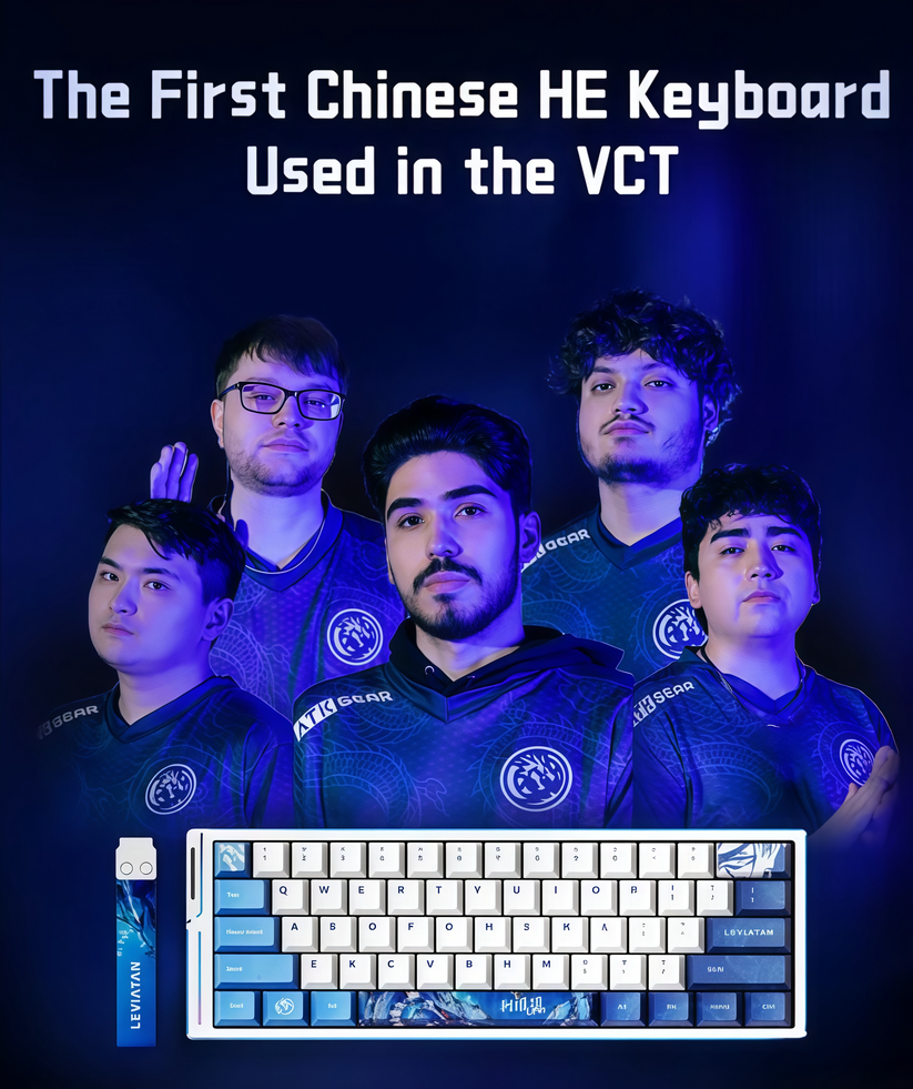 Teclado Gamer ATK x LEVIATAN EDGE 60 HE Ultimate – Mutant